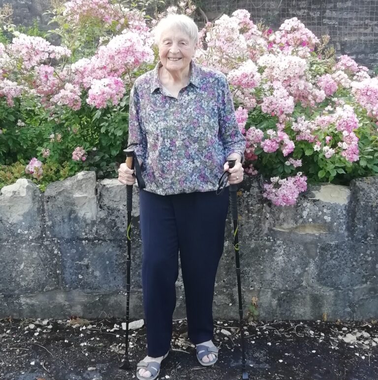 Rosemary's 'Captain Tom' Driveway Walk Challenge - The Life Project (Bath)