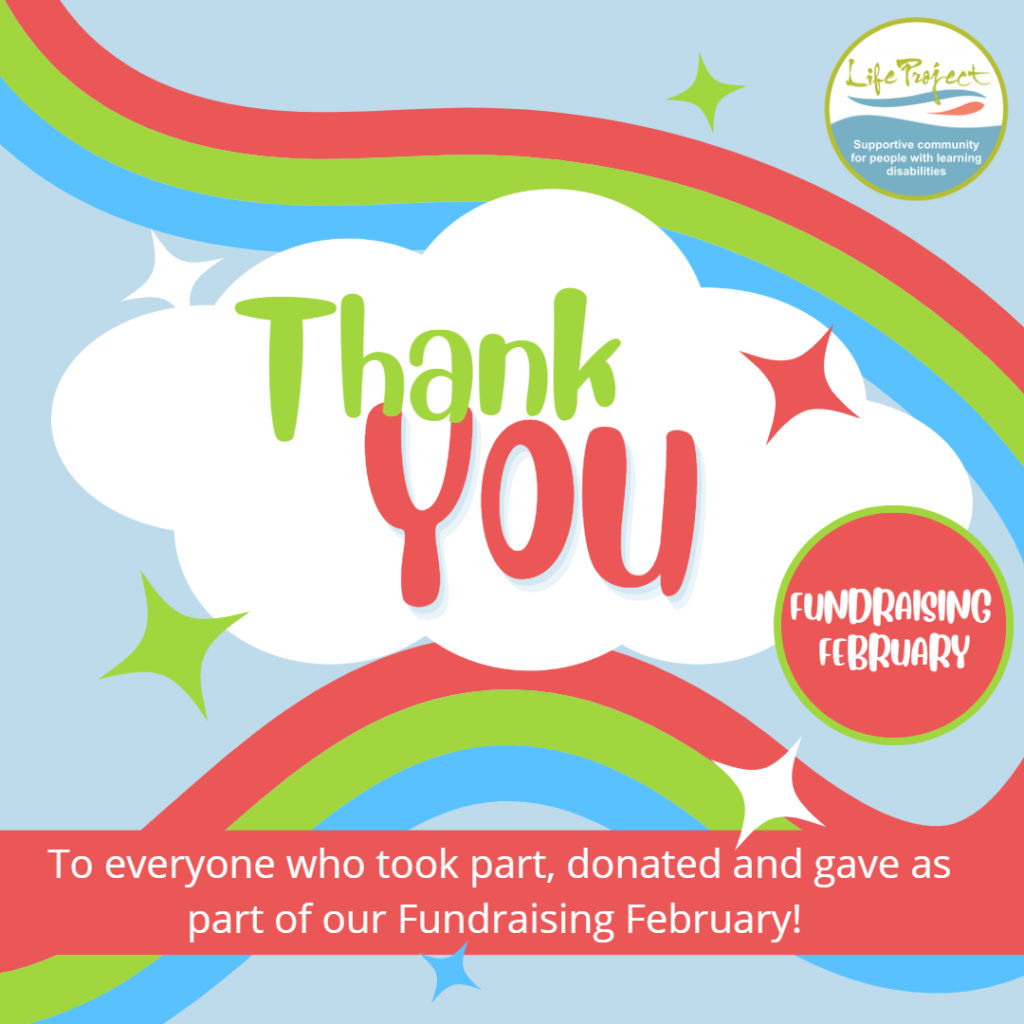 Thank You Fundraisers - The Life Project (Bath)