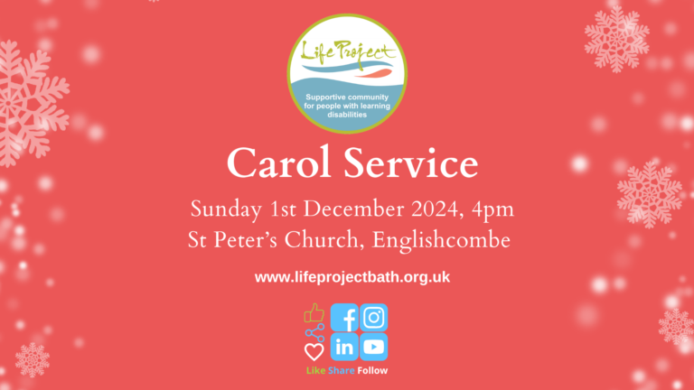 Carol Service - The Life Project (Bath)